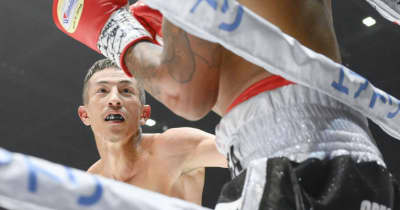 矢吹正道が新王者、9回TKO IBFライトフライ級 ｜ 共同通信