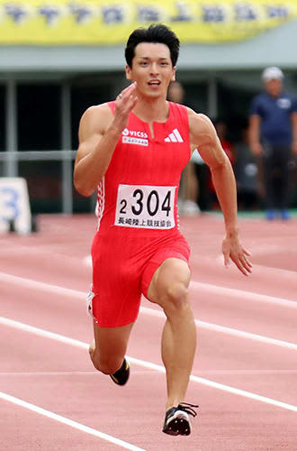 陸上国スポ 長崎県予選 成年男子100・池田（VICSS）が2年連続で大会記録更新 | NEWSjp