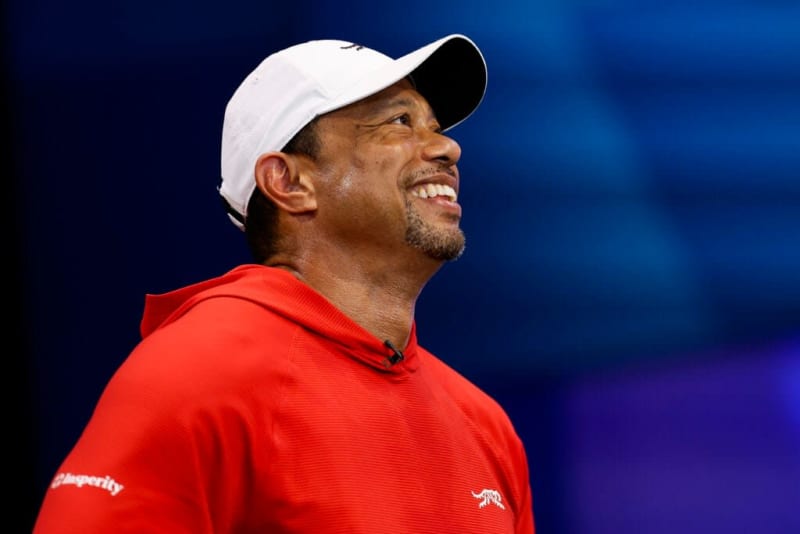 What Tom Kim saw Tiger Woods do at TGL that he’s never seen him do ...