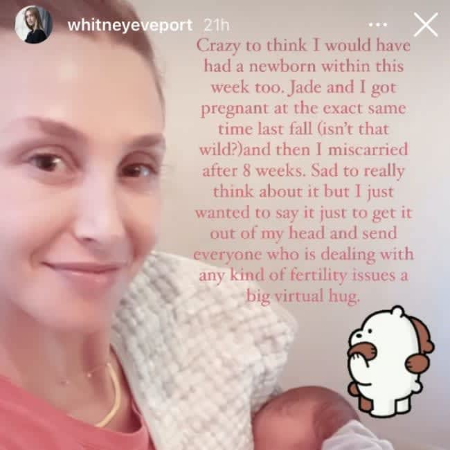 Whitney Port reflects on pregnancy loss while meeting newborn nephew ...