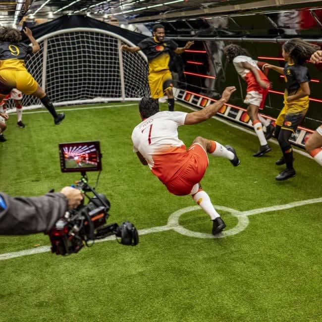 Luis Figo helps break Guinness World Record with zero gravity football ...